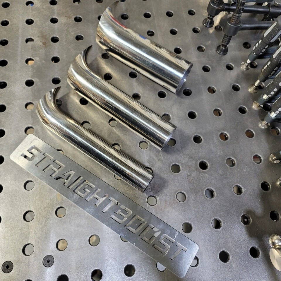 SBP Stainless Steel Tear Drop Exhaust Tip 3.0" in With Aluminum Trim ...