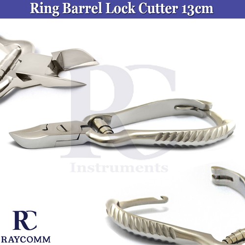 Toe Nail Clipper Cutter Ring Barrel Spring Manicure Pedicure Nails ...