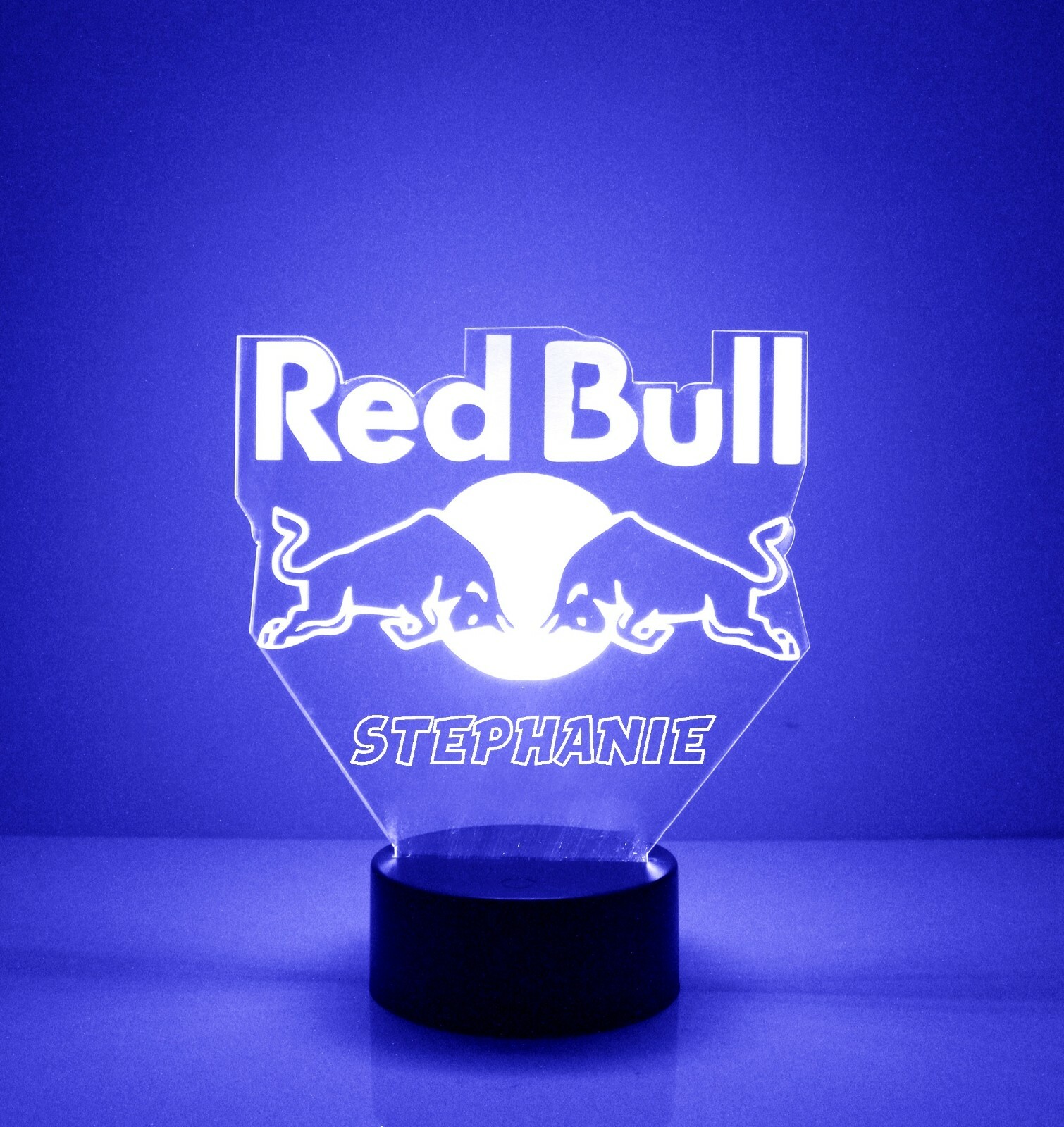 Red Bull Light Up, Personalized LED Night Light Lamp, w/ Remote Control ...