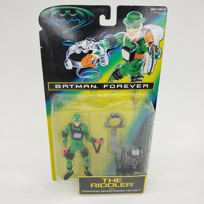 Vintage 1995 Batman Forever The Riddler Action Figure DC Kenner Jim ...