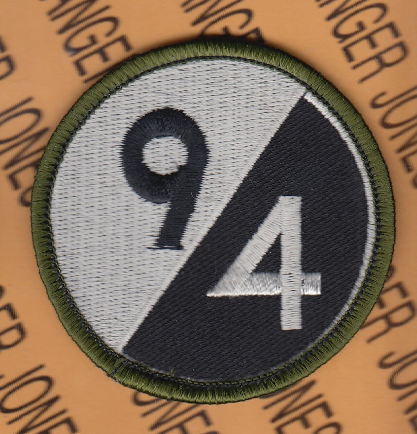 US Army 94th Infantry Division Type 2 ~2.75" patch m/e G | eBay
