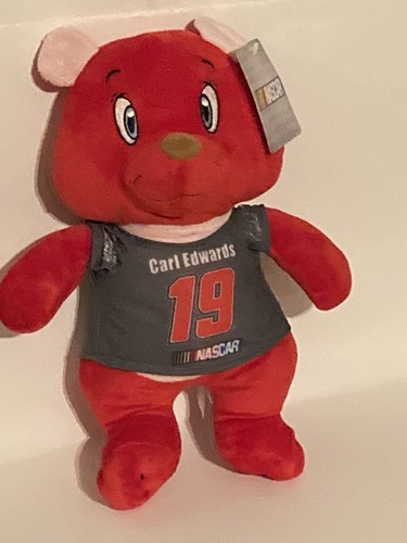 13" #19 CARL EDWARDS RED BEAR NASCAR PLUSH KELLYTOY New with Tags | eBay
