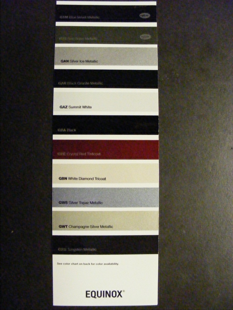 Chevy Equinox Color Chart 2024 Chevrolet Equinox Review | Specs