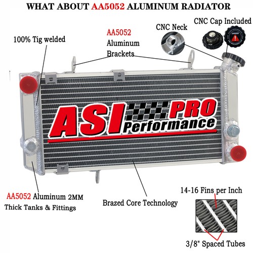 Aluminum Radiator fit 1997-2001,2000 SUZUKI TL1000S TL1000 S 1998 1999 ...