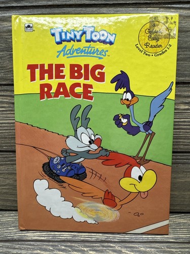 Vintage 1991 Tiny Toon Adventures The Big Race Sally Bell Hardcover ...