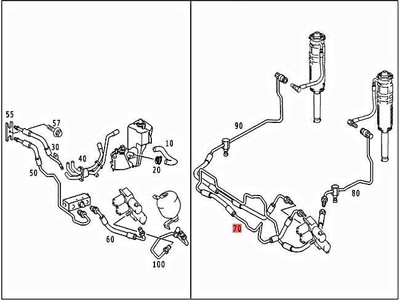 Genuine MERCEDES W220 Sedan Hose 2209978382 | eBay