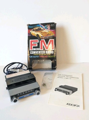 FM CONVERTER Audiovox FMC Dodge Chevy Ford Super GT Muscle AMC Hot Old ...