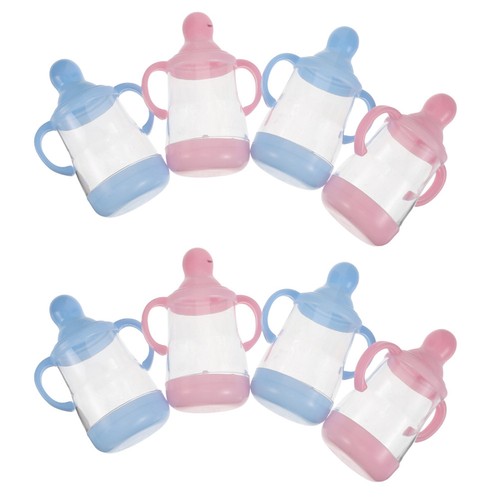 20pcs Baby Shower Favor Bottles, Milk Bottle Candy Box With Handle ...
