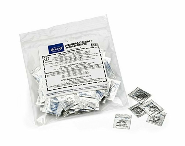 Hach 2105569 Dpd Chlorine Reagent Powder Pillows 10 Ml for sale online ...