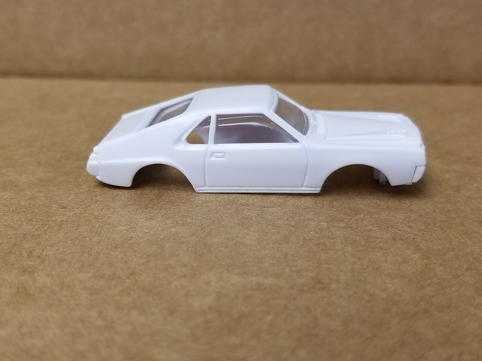 1968 AMC AMX Body - Unpainted '68 - Tjet, ThunderJet, Dash - Brand New ...