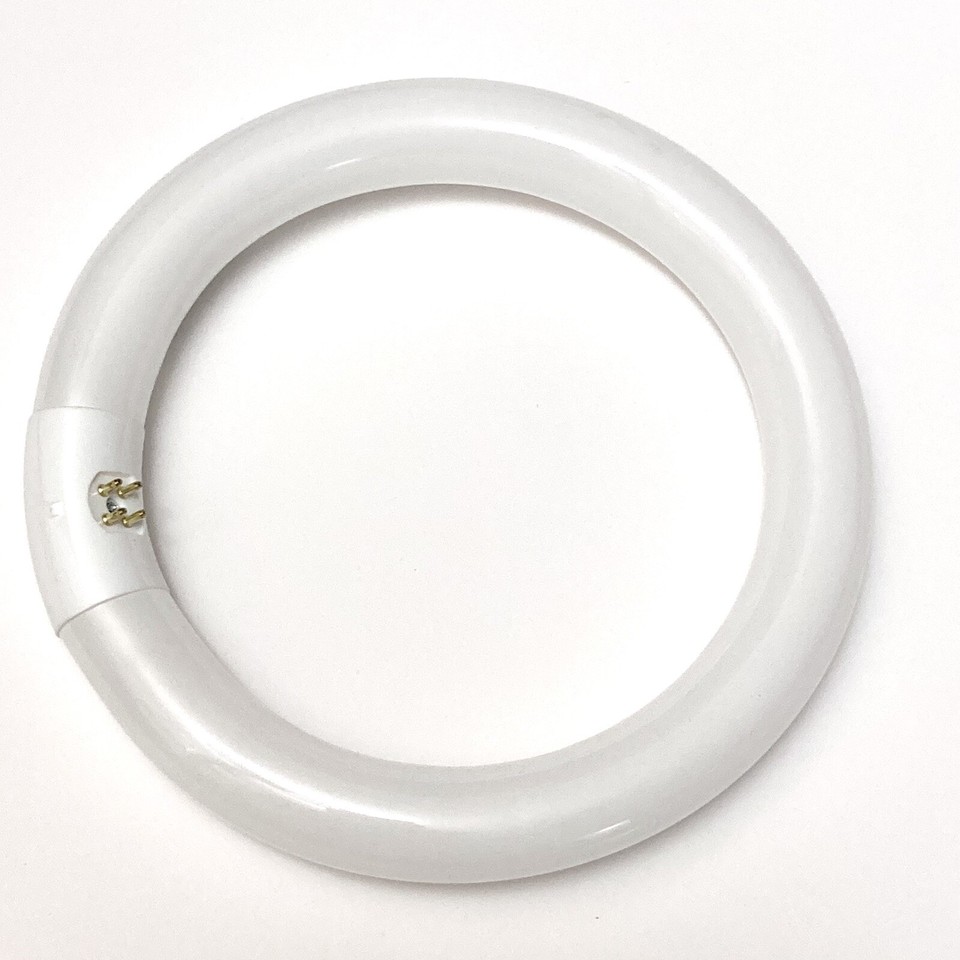 GE FC9 T9 Circline 4-Pin 30W Circular Fluorescent Lamp 9” Light Bulb ...