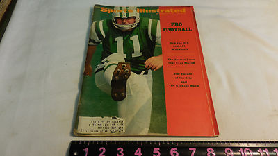 Sports Illustrated September 22, 1969 Jim Turner Jets Mets Hixson ABA ...