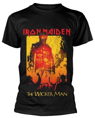 Iron Maiden 'The Wicker Man Fire ' T-Shirt - Nuevo y Oficial | eBay