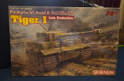 Dragon #6406 1/35 Pz.Kpfw.VI Ausf.E Sd.Kfz.181 Tiger I (Late Production ...