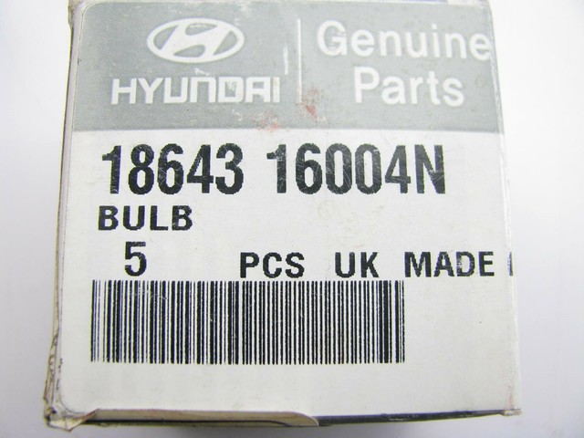 Genuine Rear Exterior Tail Light Lamp Bulbs OEM for Kia 1864316004n-5 ...
