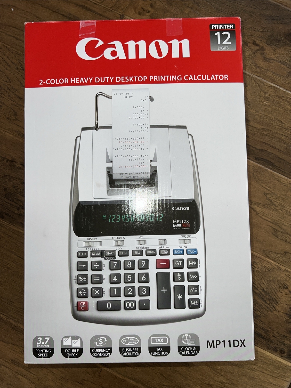 Canon MP11DX. 12 Digit 2 Color Printing calculator (2198C001) | eBay