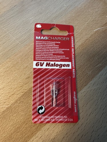 Magcharger Rechargeable 6V Halogen Flashlight Bulb LR00001C, 107-000 ...