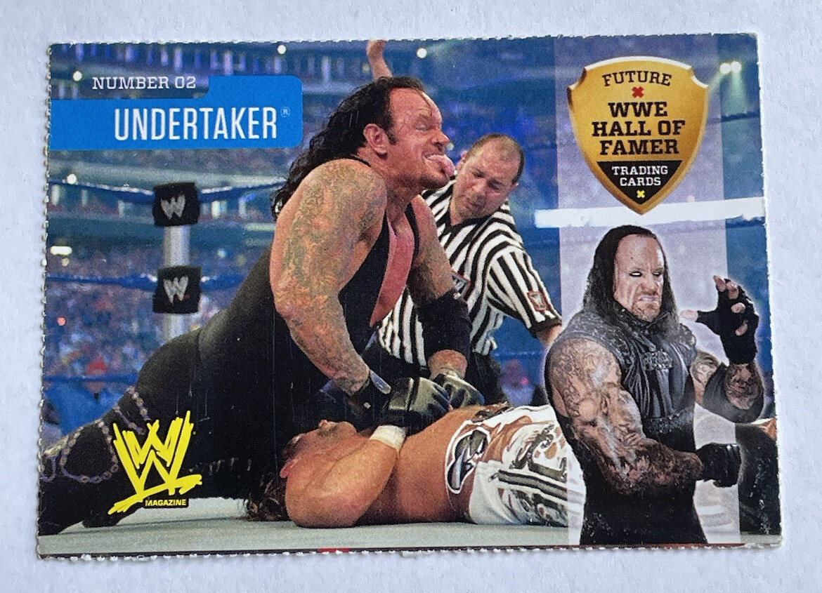 WWE Magazine Trading Card Future Hall of Famer UNDERTAKER #02 + Bonus ...