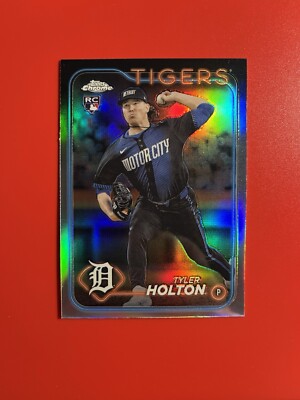 2024 Topps Chrome Update Tyler Holton RC Rookie Refractor #USC192 ...