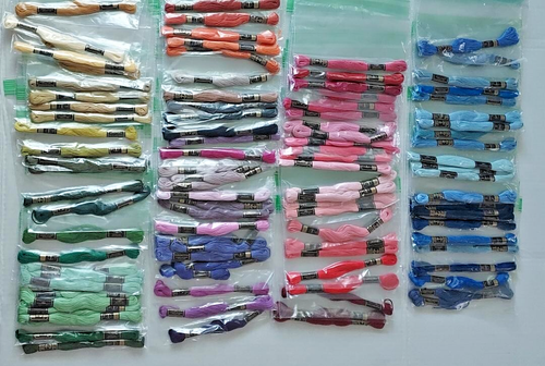 VTG Lot 101 MEZ Mouline Embroidery Floss 8m Germany Stranded Threads | eBay