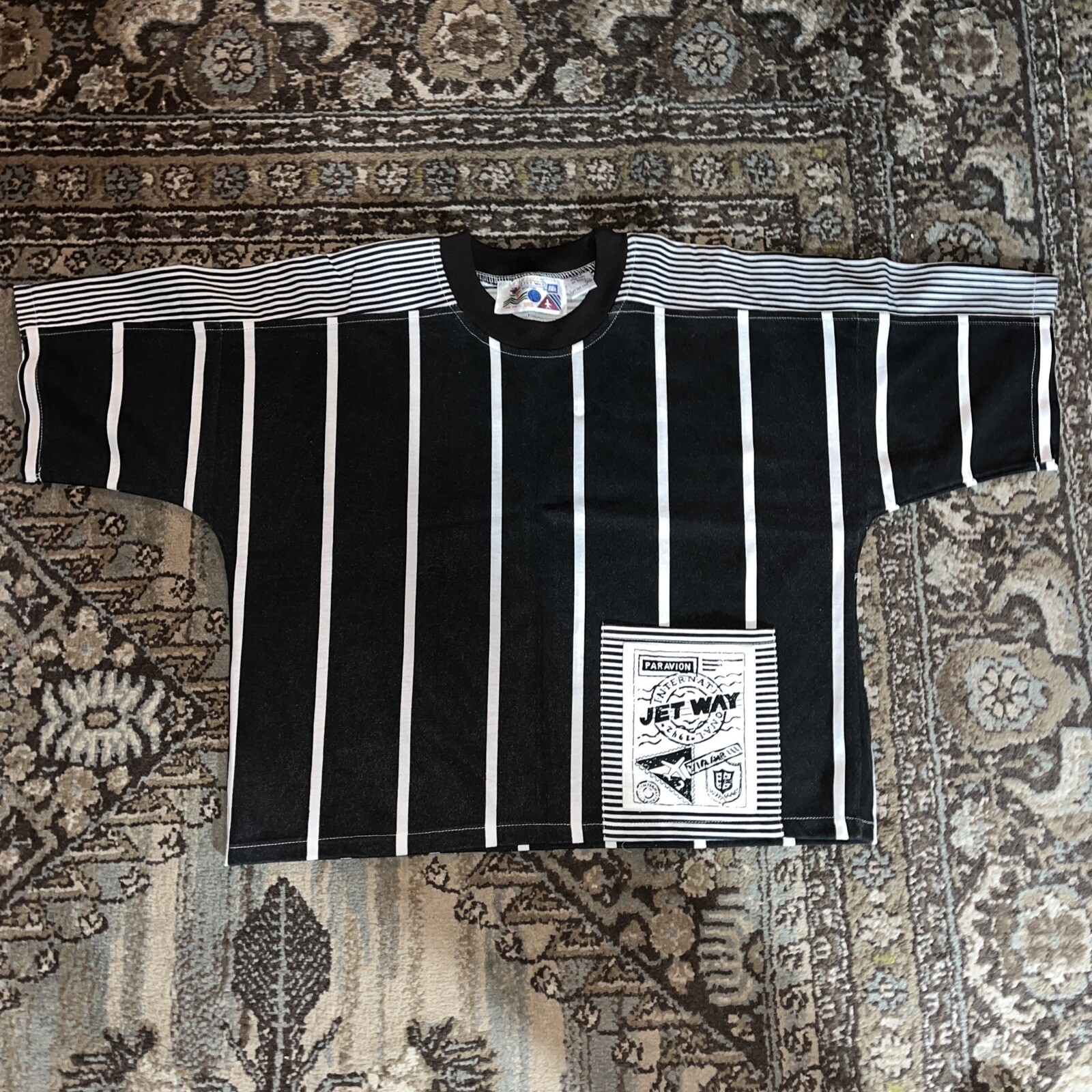 VINTAGE Jet Way Paravion International Womens Black &… - Gem