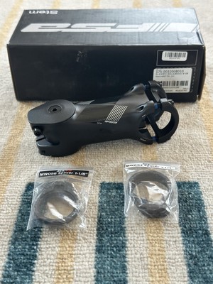 FSA SLK-SCR Stem for either 1 1/8th or 1 1/4" steerer tube 6 deg x 31 ...