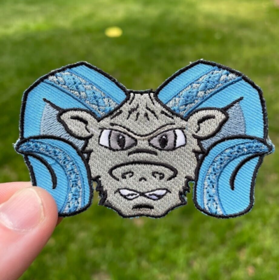 Blue Ram Animal Cartoon