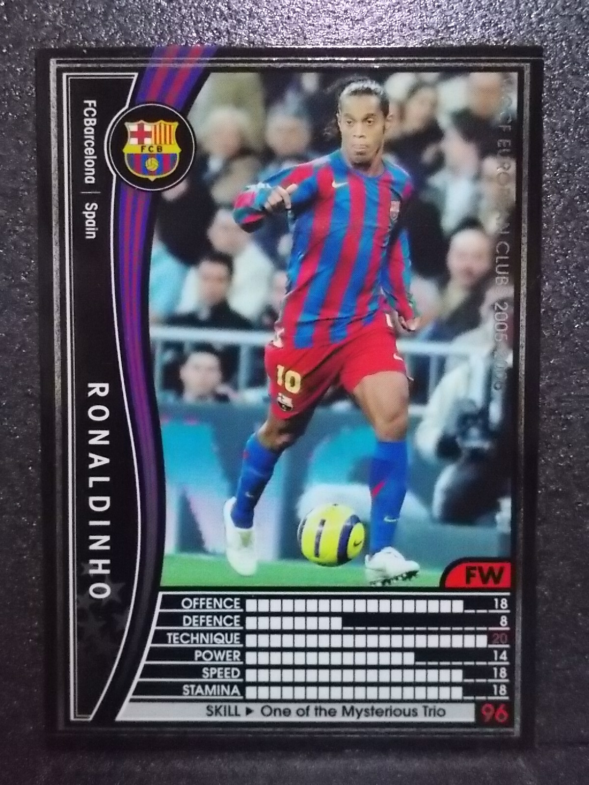 Panini WCCF RONALDINHO Rookie Barcelona AC Milan | eBay