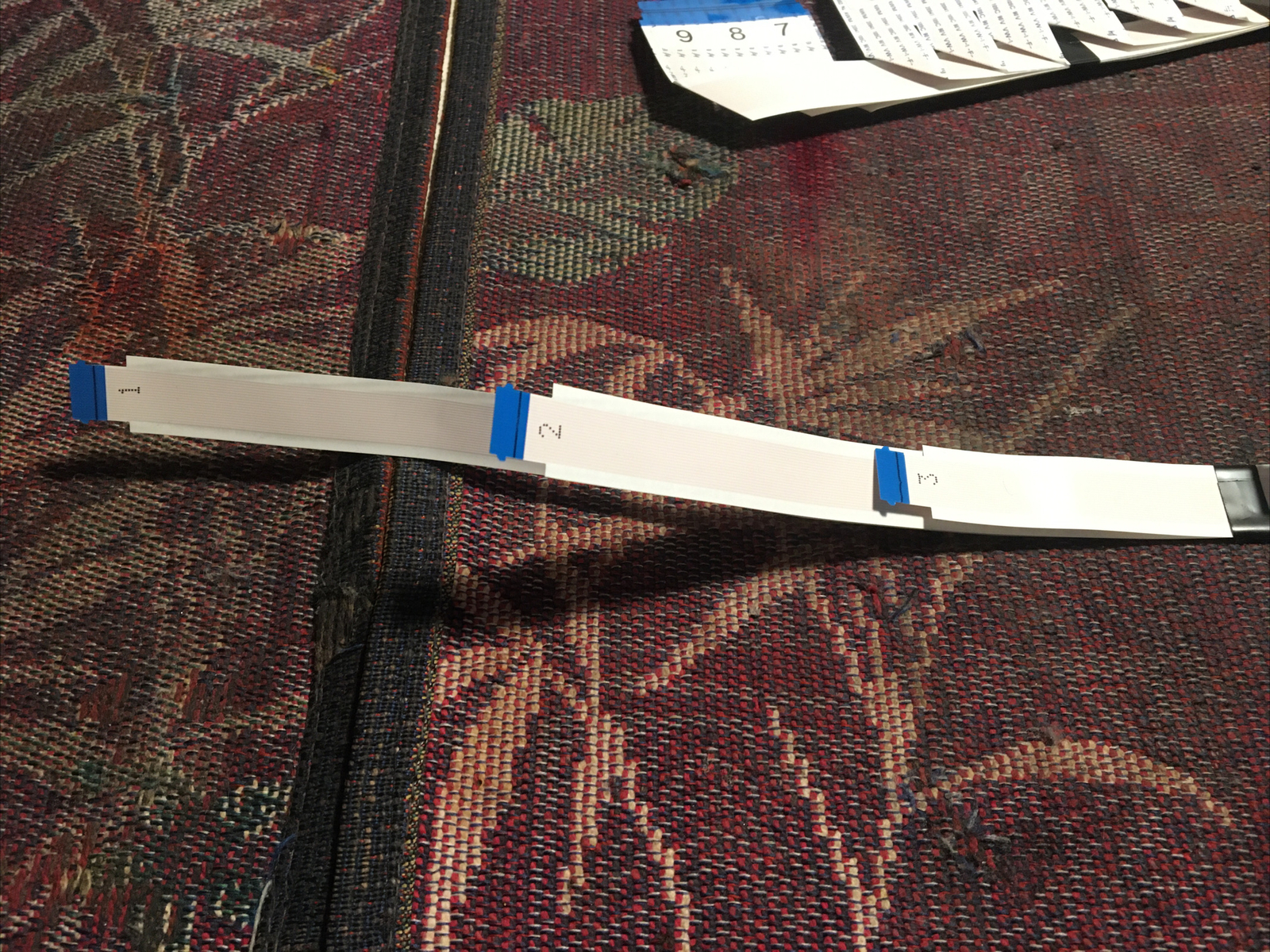 24 Pin HF E248682 AWM 20624 80C 60V VW-1 Type A Cable (25mm .5") 1.0mm ...