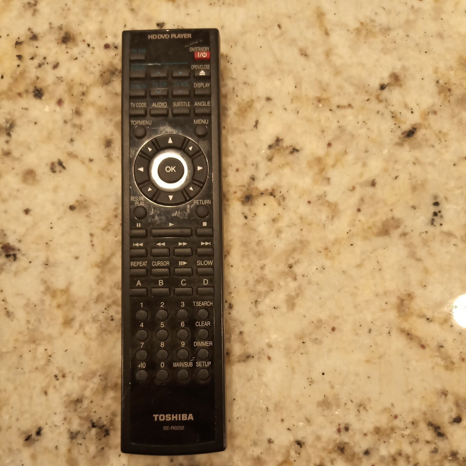 Toshiba DVD Remote OEM Genuine Model SE RO252 Tested Works | eBay