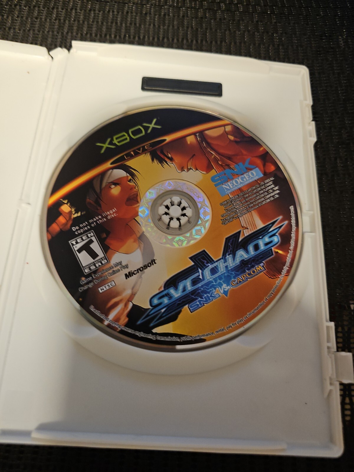 SNK vs. Capcom: SVC Chaos Microsoft Xbox 2004 Disc Only Tested Working ...