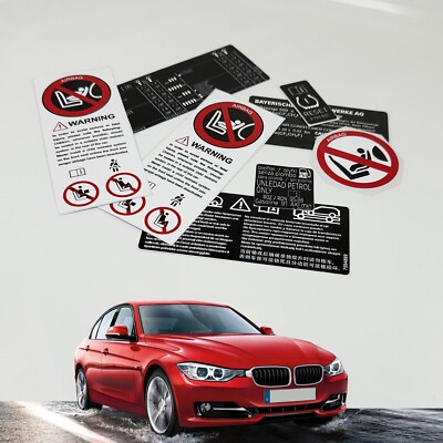 Bmw F30 Restoration Warning Caution Engine Stickers Labels | eBay
