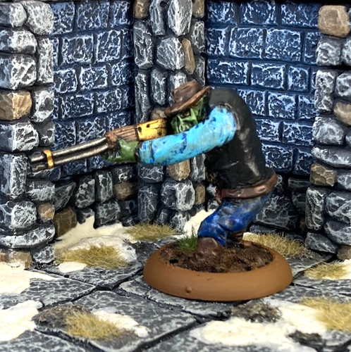 Painted ORC OUTLAW COWBOY SHARPSHOOTER Deadlands Dead Man's Hand metal ...