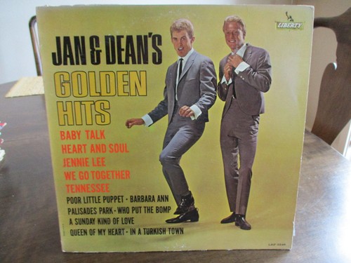 Jan & Dean - Golden Hits - 1962 Surf Rock Liberty LRP 3248 Mono LP $2. ...