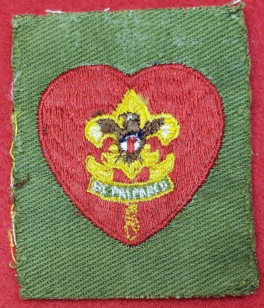BSA Life Rank Cut Edge Gauze Back - MINT - 1940s - Boy Scouts of ...