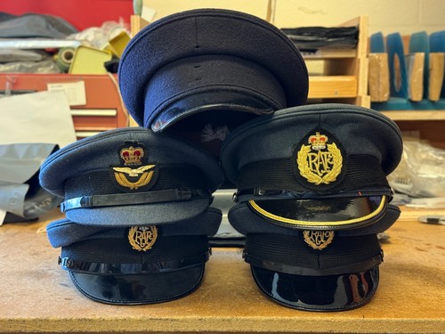 Job lot of 5 x Royal Air Force RAF surplus uniform hats / caps | eBay UK