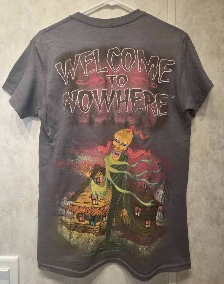 Hot Topic Courage The Cowardly Dog Small Gray Mens Tshirt Double Sided ...