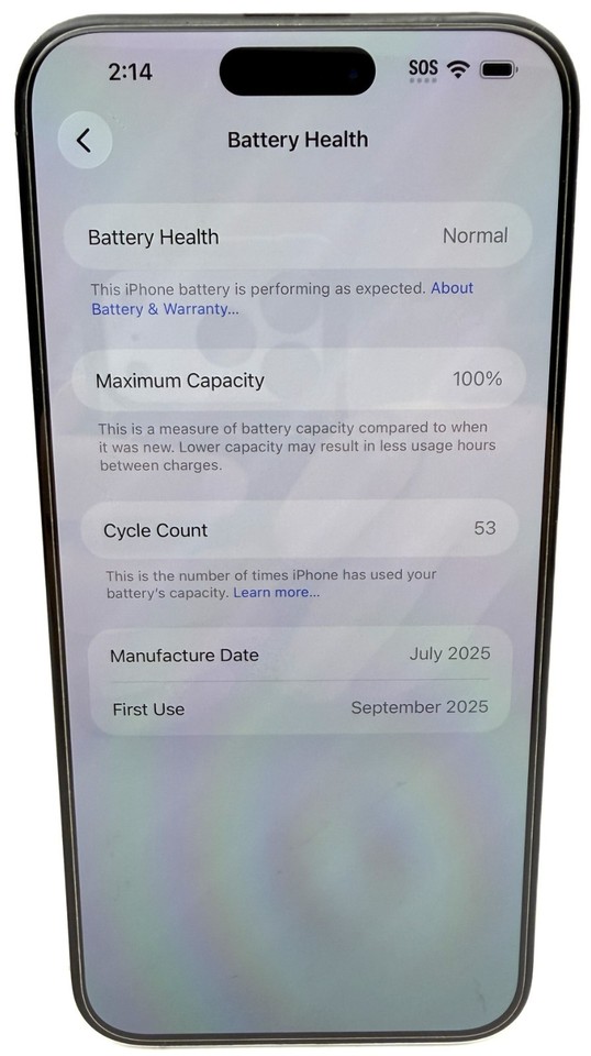 Apple iPhone 16 Plus 128gb Silver IOS Smartphone Unlocked Model A3290 ...