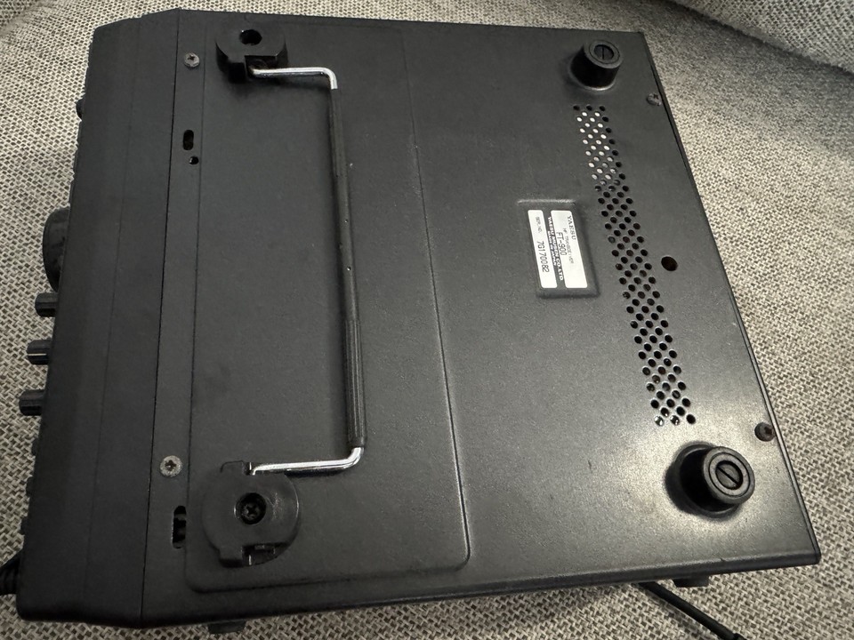 Yaesu FT900 HF Transceiver with Microphone Tested Black Made In Japan ...