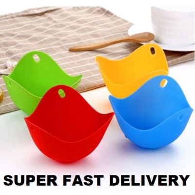 Silicone Egg Poachers Poaching Poach Pods Kitchen Buy 1 or More UK FAST ...