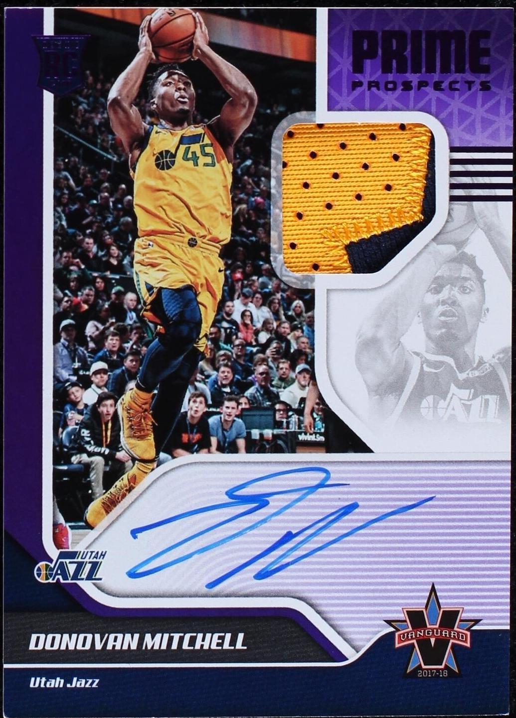 2017-18 Panini Vanguard - Prime Prospects Signatures Donovan Mitchell ...