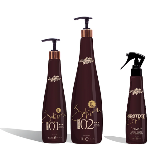 Liso Lambido LL Supreme 2x 1L Brazilian Keratin Straightener Ana Paula ...