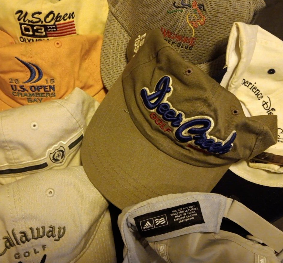 Collector Lot Of 82 Golf/Country Club Hats Caps Varied Quality Lot ...