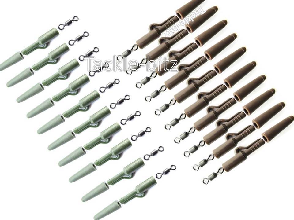 Fishing Tackle Carp End Tackle Box Weight Safety Clips Swivels chod ...