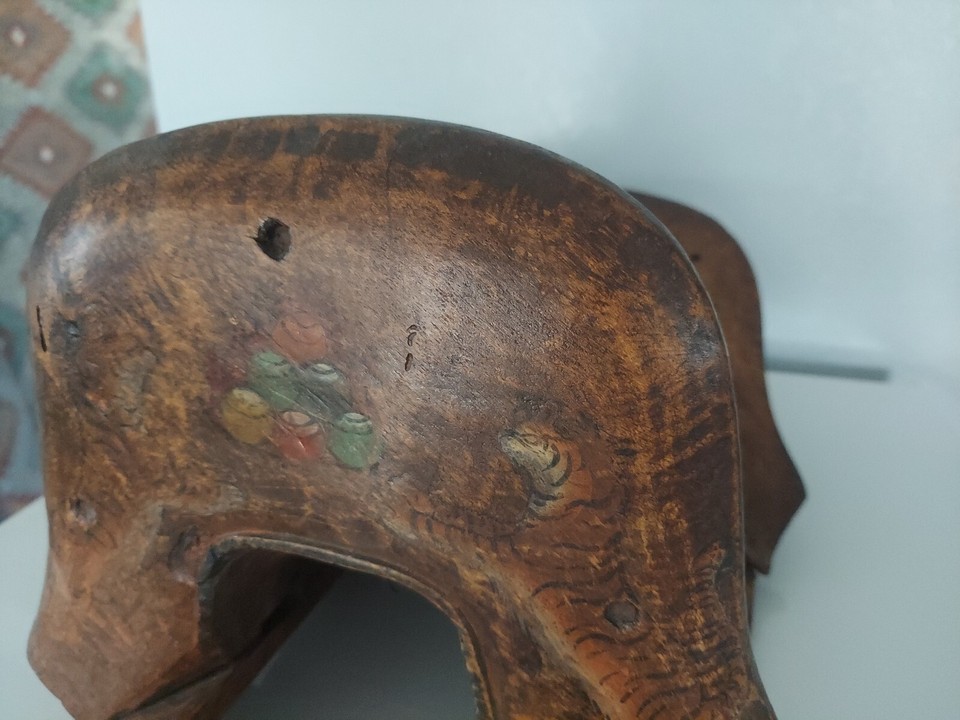 Antique Vintage Wooden Western Horse Saddle Toy Saddle Child photo ...