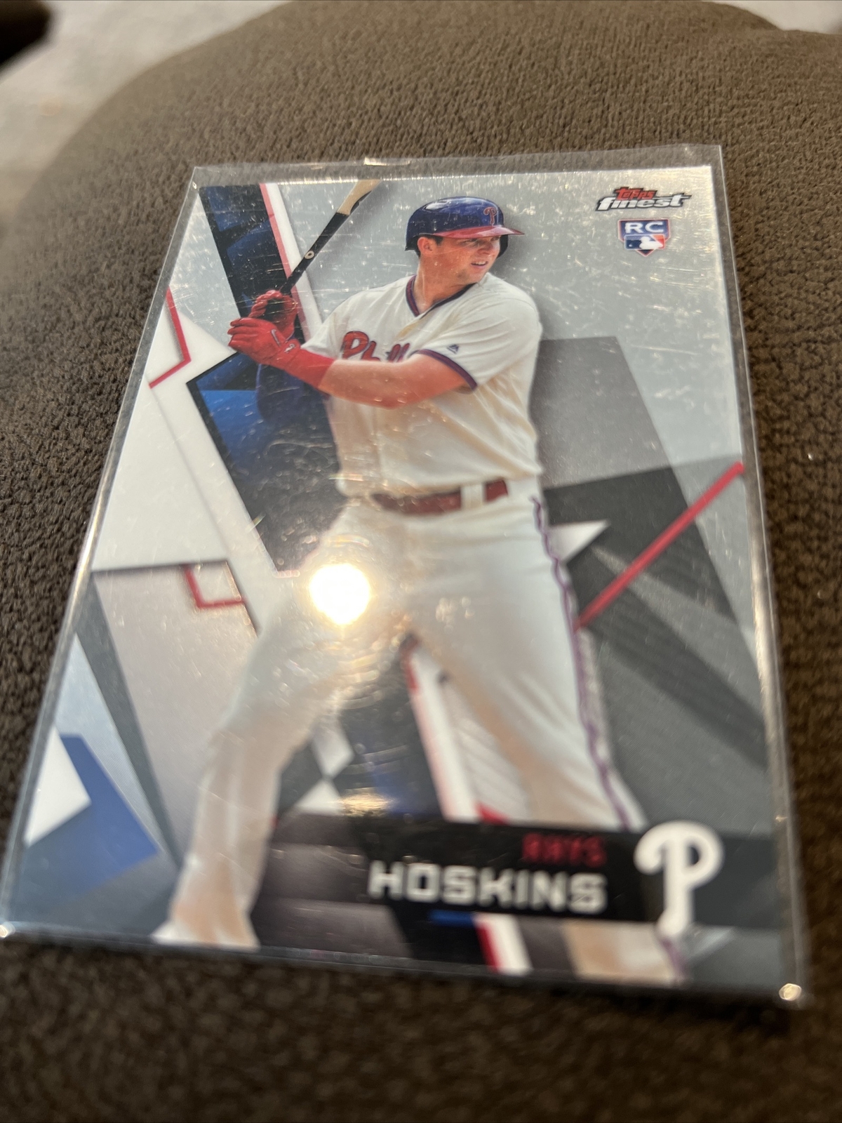 Rhys Hoskins 2018 Topps Finest Rookie RC #75 Philadelphia Phillies ...