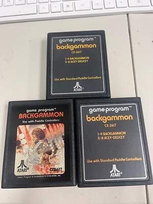 Backgammon for Atari 2600 Cartridge only DU91624 | eBay