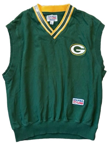 NFL Pro Line Starter Green Bay Packers Sweater Vest 90s NFL Mens Large ...