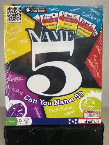 Name 5 Game Can You Name 5 ? - Age 12 Plus Family Board Game New - Free ...
