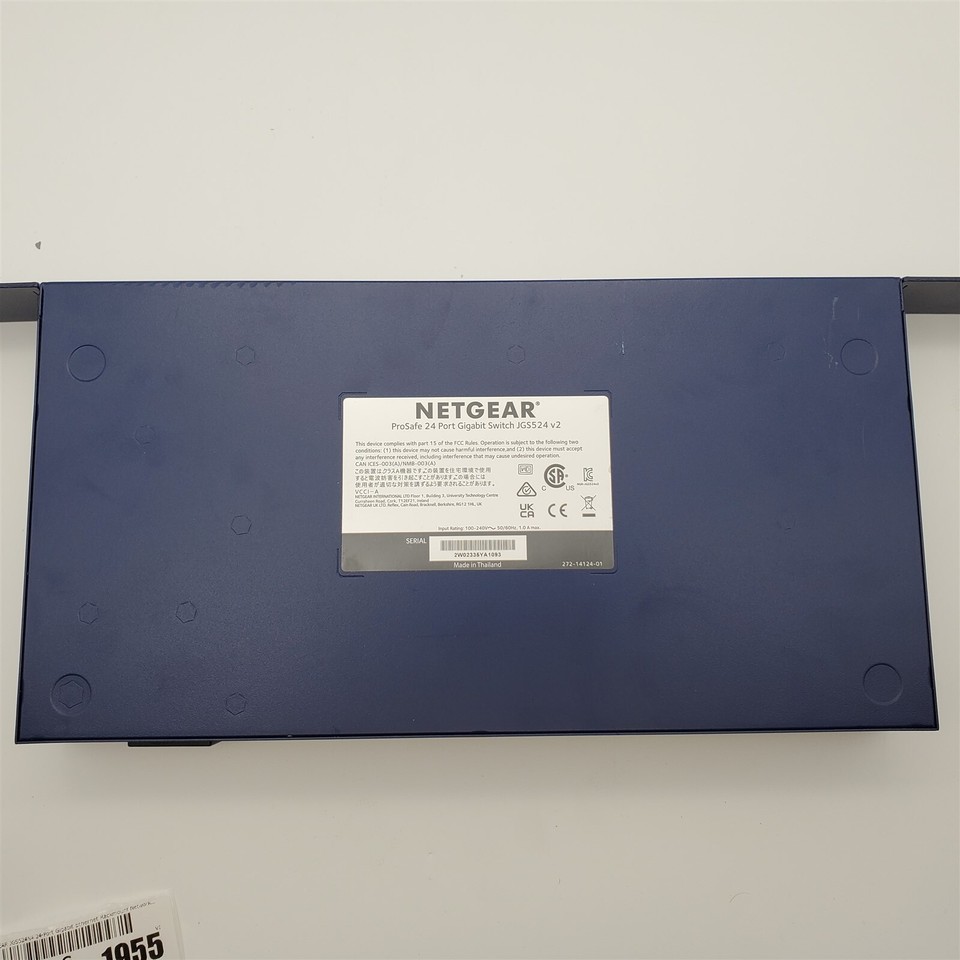 NETGEAR JGS524NA 24-Port Gigabit Ethernet Rackmount Network Switch | eBay